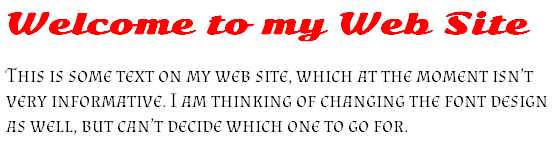 Using the Google Web Fonts API