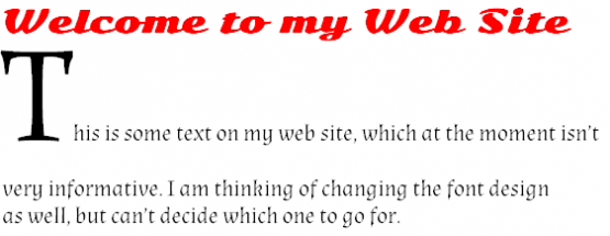 Using the Google Web Fonts API