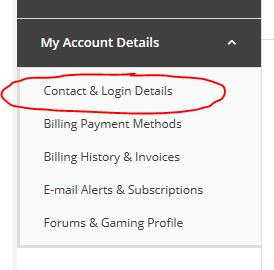 Changing passwords in MyFreeola, help & support from Freeola