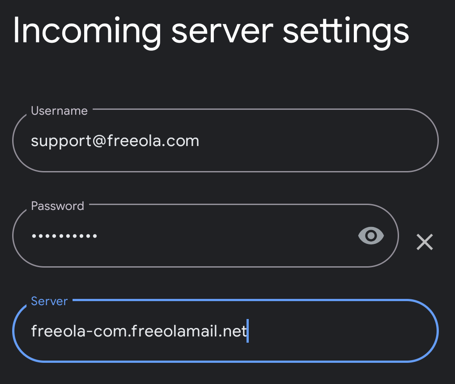 Freeola Help & Support, Setting up a Freeola e-mail address in Gmail ...