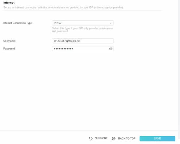 TPLink BE3600 FTTP Setup Guide
