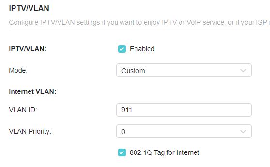 Changing the VLAN ID on your Router for CityFibre Connections