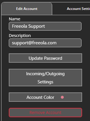 Setting up Freeola Email in BlueMail for Windows, Freeola Help & Support