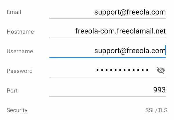 Setting up a Freeola email account in the Edison Mail App, Freeola Help ...