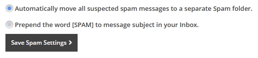 Spam Control and Message Filtering in EmailPro