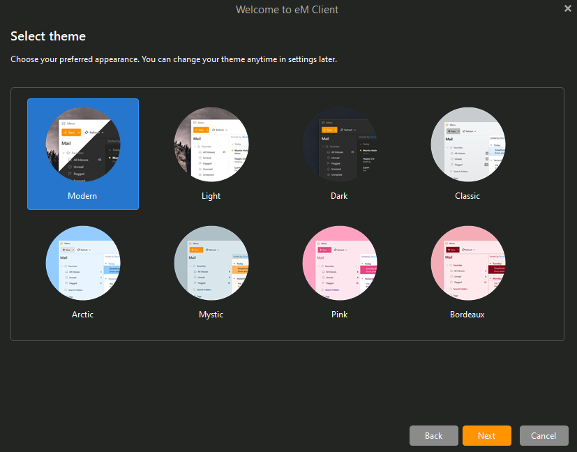 Setting up Freeola Email services in the eM Client Software