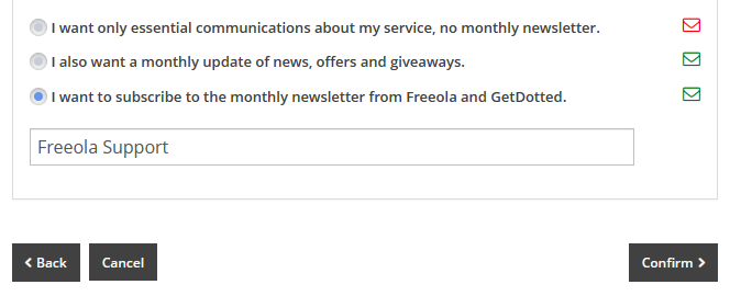 Email help & support, add or delete email addresses in your Freeola account