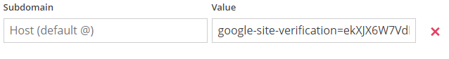 Verifying your Freeola Domain with Google Search Console