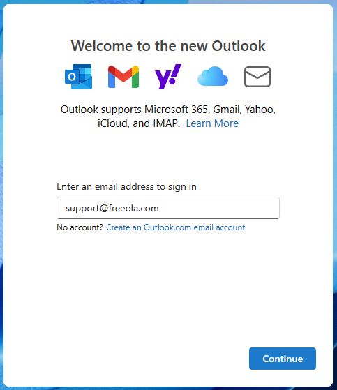 Setting up Freeola Email in Windows Outlook, Freeola Help & Support