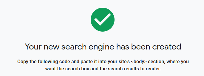 Adding a Programmable Search from Google to RQS