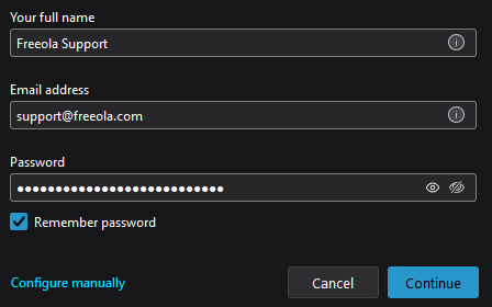 Freeola Help & Support, Mozilla Thunderbird Setup for Freeola Email ...