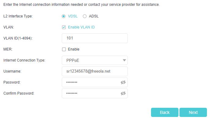TPLink TD-W9960 VDSL Setup Guide, Freeola Help & Support