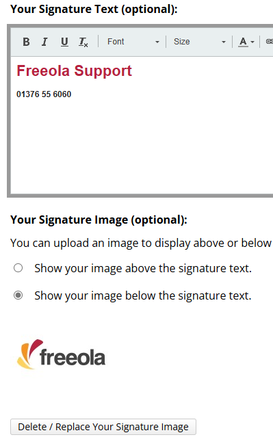 Freeola Help & Support, Freeola webmail, Access e-mails online