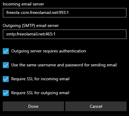 Setting up Freeola Email in Windows Outlook, Freeola Help & Support