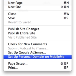 Freeola Help & Support, Adding a custom domain to Mobile Me