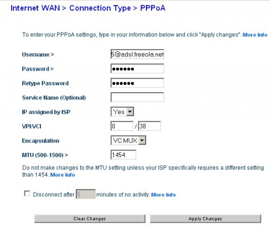 Freeola Broadband Help & Support, Belkin Router Setup